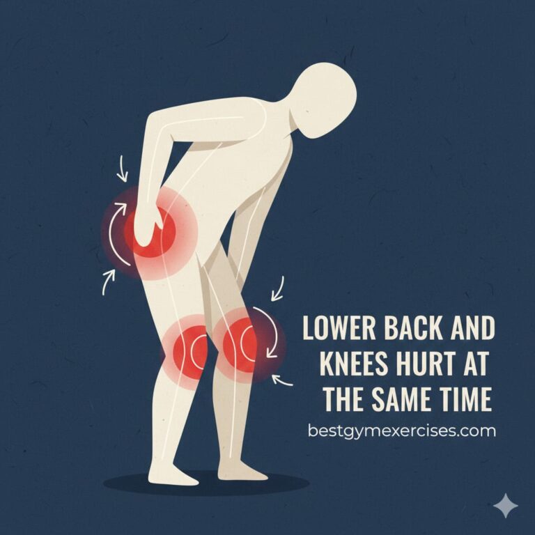 “causes of lower back and knee pain